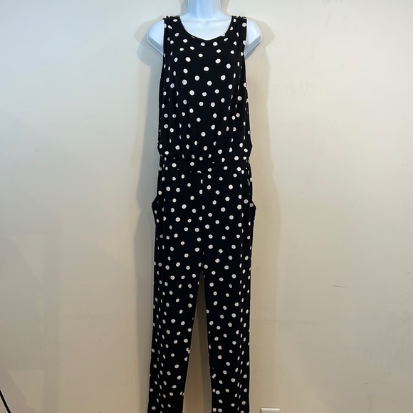 Chico's | Pants & Jumpsuits | Chicos Sleeveless Polka Dot One Piece ...